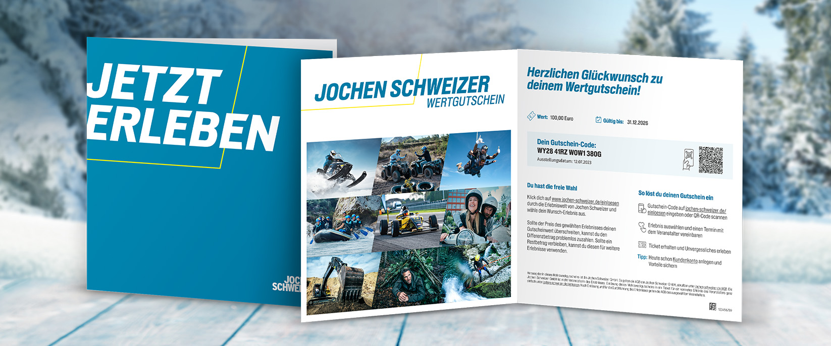 Wertgutscheine ab 50€ | Jochen Schweizer
